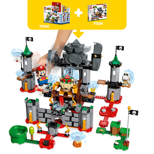 LEGO Super Mario Bowser’s Castle Boss Battle Expansion Set (71369) - My ...