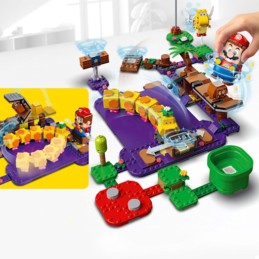 LEGO Super Mario Wiggler's Poison Swamp Expansion Set (71383) - My ...
