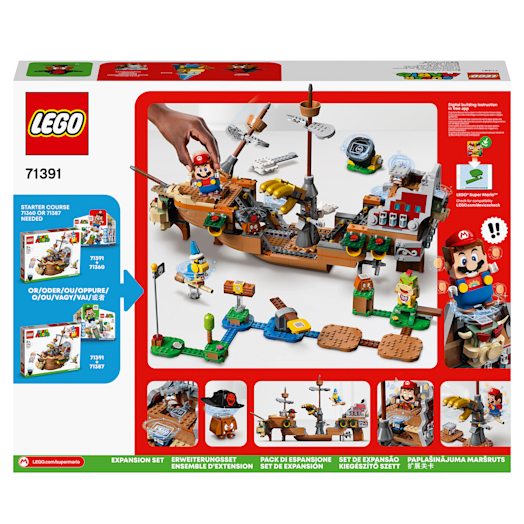 LEGO Super Mario Bowser’s Airship Expansion Set (71391) - My Nintendo Store