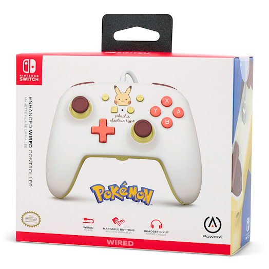 Nintendo Switch Wired Controller - Pikachu (Electric) - My Nintendo Store