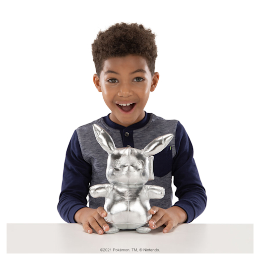 Pokémon 25th Celebration Pikachu Silver Soft Toy - My Nintendo Store