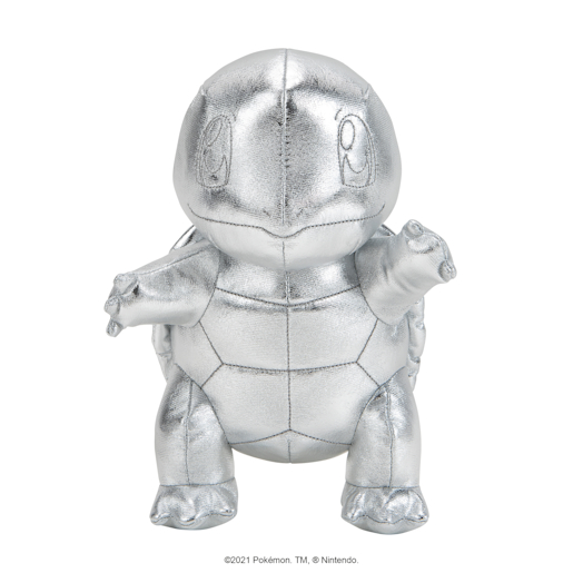 Pokémon 25th Celebration Squirtle Silver Soft Toy - My Nintendo Store