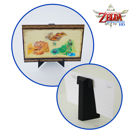 The Legend of Zelda: Skyward Sword HD XL Postcard Set + Art Stand - My ...