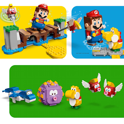 LEGO Super Mario Big Urchin Beach Ride Expansion Set (71400) - My ...
