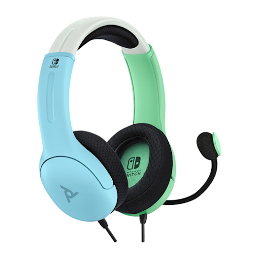 Nintendo Switch Gaming Headphones (Wired) – Pastel Green / Pastel Blue ...