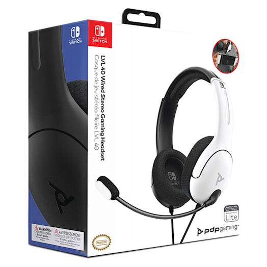 Nintendo Switch Gaming Headphones (Wired) - White / Black - My Nintendo ...