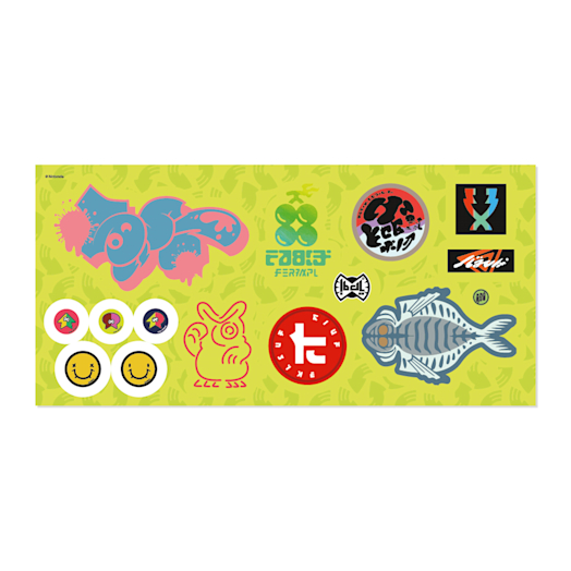 Splatoon 3 Sticker Set - My Nintendo Store