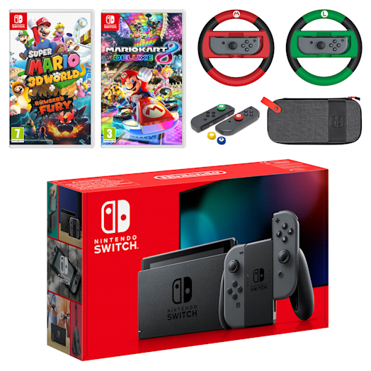Nintendo Switch (Grey) Mario Mega Pack - My Nintendo Store