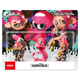 Octoling Triple Pack (Octoling Boy + Octopus + Girl) amiibo (Splatoon Collection) - My Nintendo ...