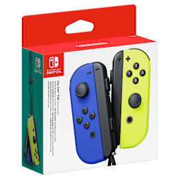 Nintendo Switch Blue Joy-Con (L) and Neon Yellow Joy-Con (R) Controller ...
