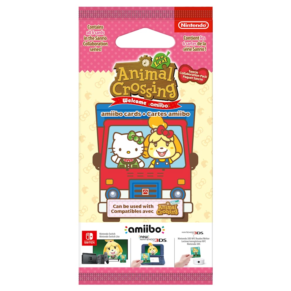 Pack de tarjetas amiibo de Animal Crossing: New Leaf + Sanrio - My ...
