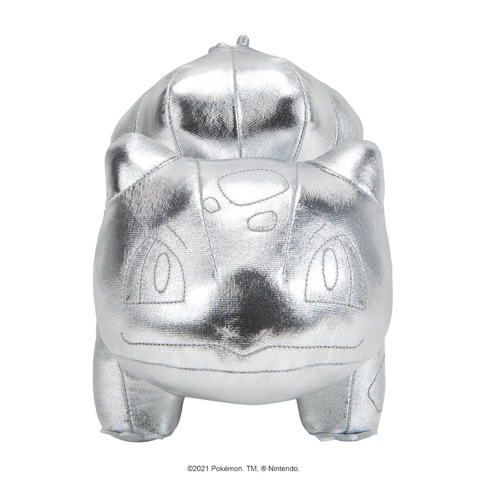 Pokémon 25th Celebration Bulbasaur Silver Soft Toy - My Nintendo Store