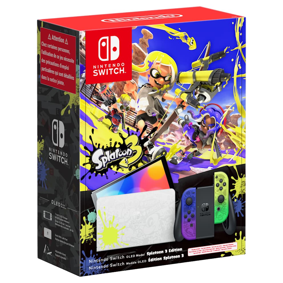 Nintendo Switch™ – Modelo OLED (edición Splatoon 3) - My Nintendo Store