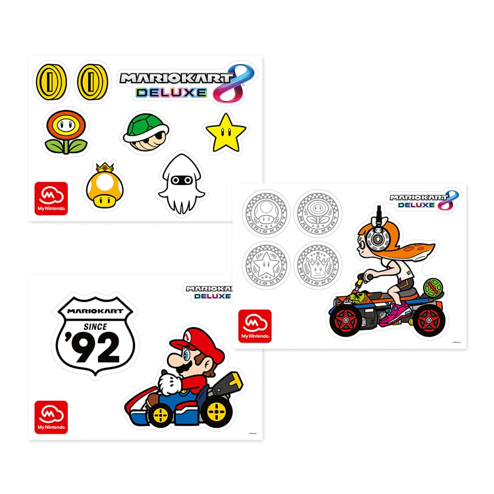 Mario Kart 8 Deluxe Window Stickers (Set 1) - My Nintendo Store