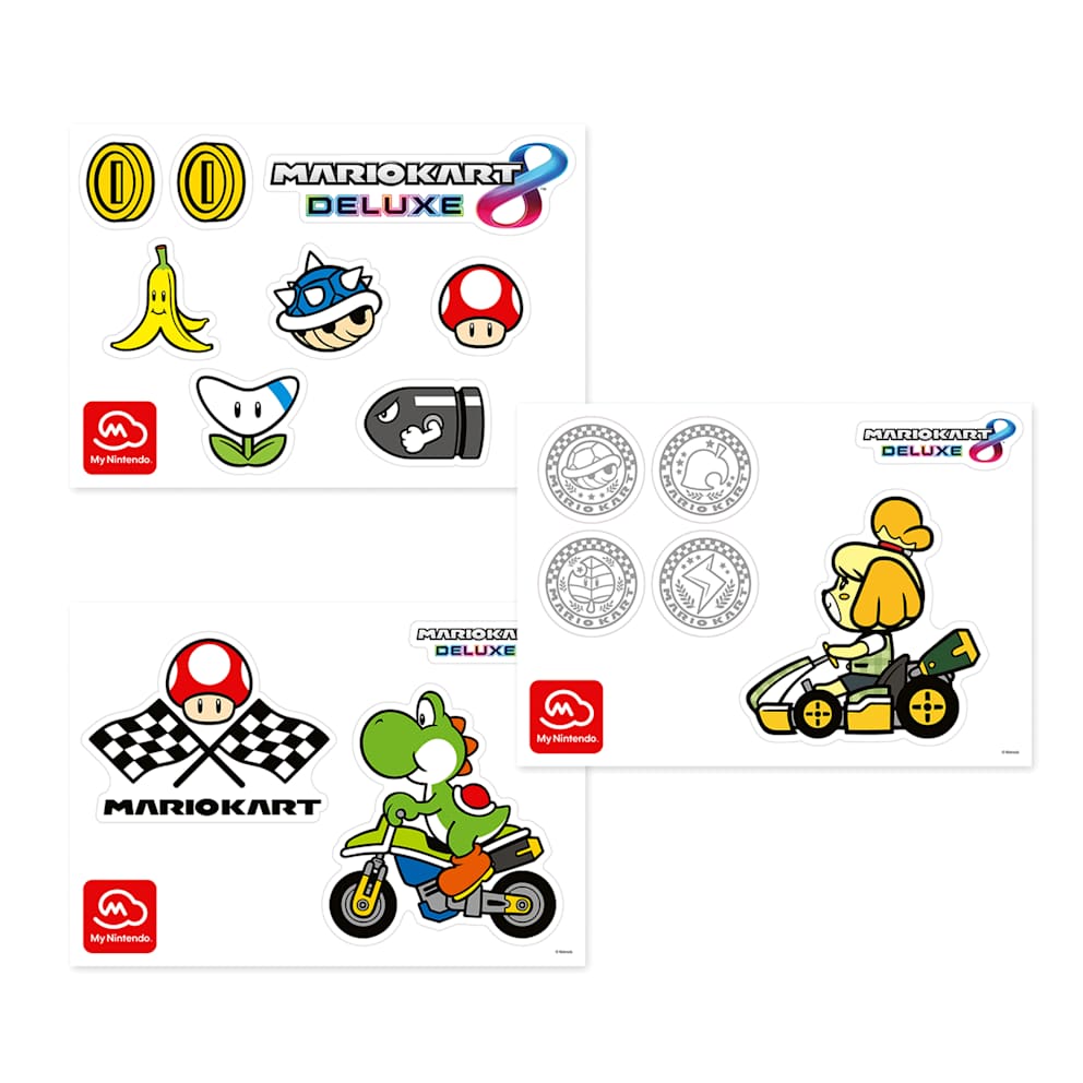 Mario Kart 8 Deluxe Window Stickers (Set 2) - My Nintendo Store
