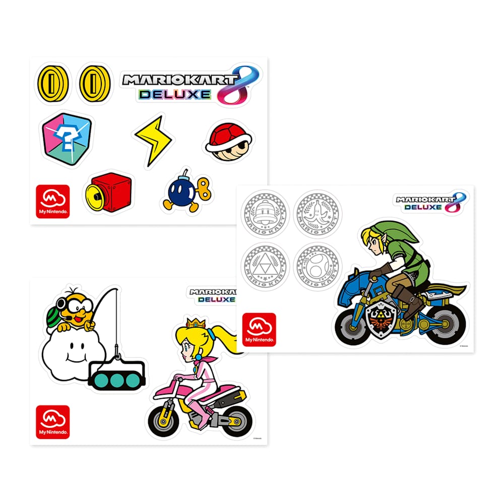 Mario Kart 8 Deluxe Window Stickers (Set 3) - My Nintendo Store