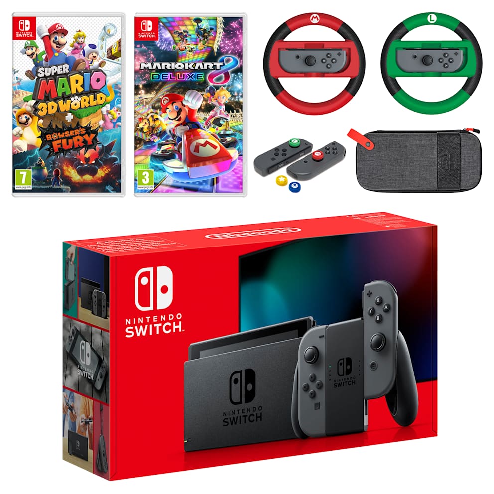 Nintendo Switch (Grey) Mario Mega Pack - My Nintendo Store