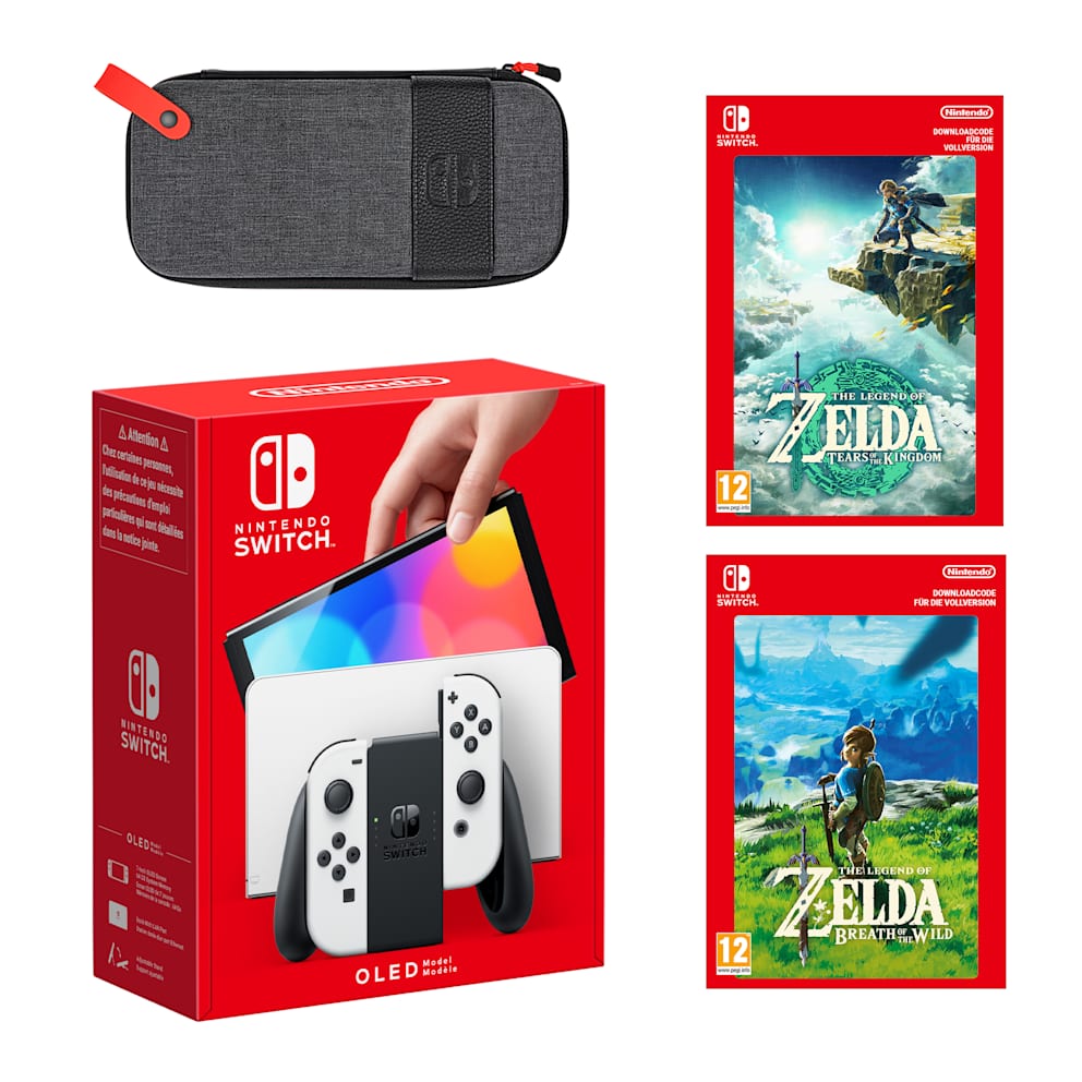 Nintendo Switch – OLED-Modell (Weiß) The Legend of Zelda: Tears of the ...