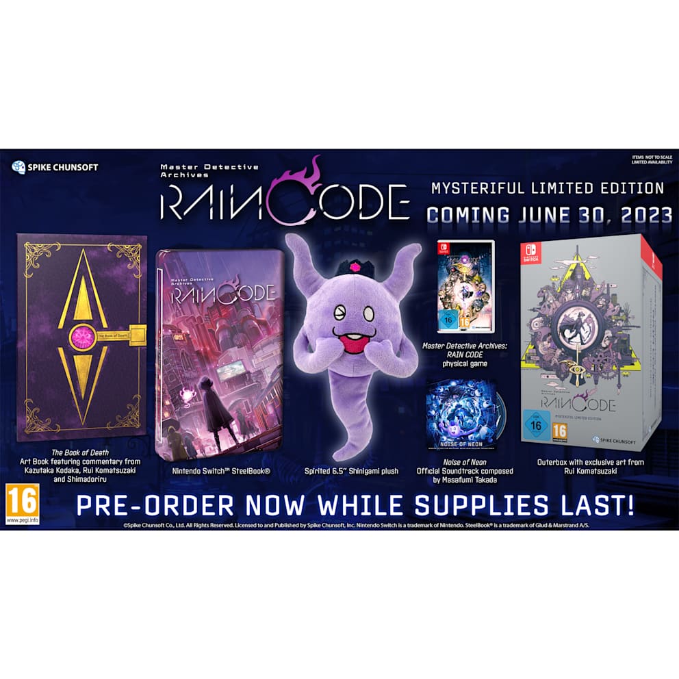 Master Detective Archives: RAIN CODE Mysteriful Limited Edition - My ...