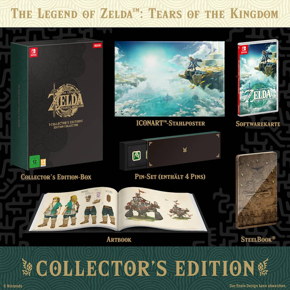 Wunderbar Zelda Tears Of The Kingdom Collectors Edition Preis Fotos