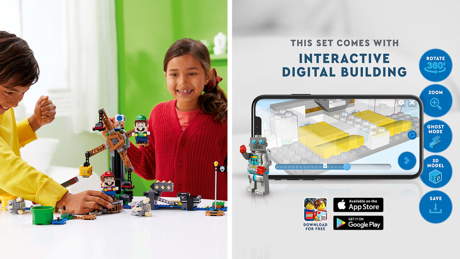 LEGO Super Mario Reznor Knockdown Expansion Set (71390) - My Nintendo Store