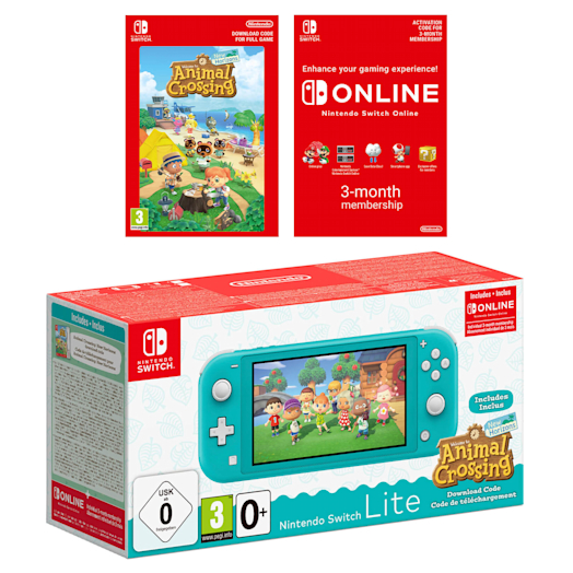 Nintendo Switch Lite (Turquoise) + Animal Crossing: New Horizons ...