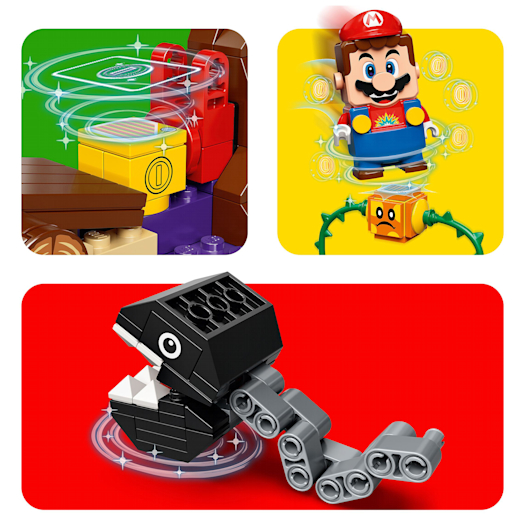 LEGO Super Mario Chain Chomp Jungle Encounter Expansion Set (71381 ...