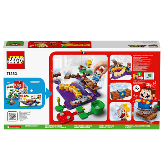 LEGO Super Mario Wiggler's Poison Swamp Expansion Set (71383) - My ...