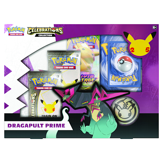 Pokémon TCG: Celebrations Collection Dragapult Prime (25th Anniversary ...