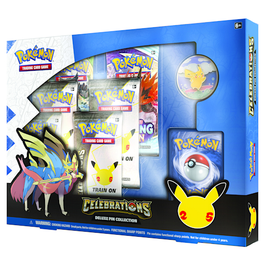 Pokémon TCG: Celebrations Deluxe Pin Box (25th Anniversary) - My ...