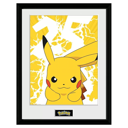 Pikachu Lightning 25 Art Print - My Nintendo Store