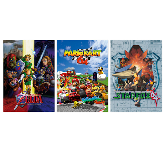 Nintendo 64 Poster Set - My Nintendo Store