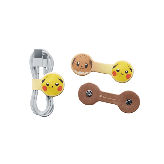 Pokémon Legends: Arceus - Pikachu/Eevee Mask Cable Holder - My Nintendo ...