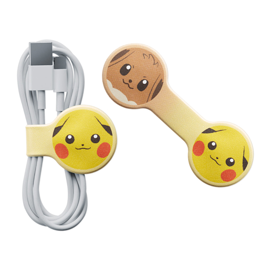 Pokémon Legends: Arceus - Pikachu/Eevee Mask Cable Holder - My Nintendo ...