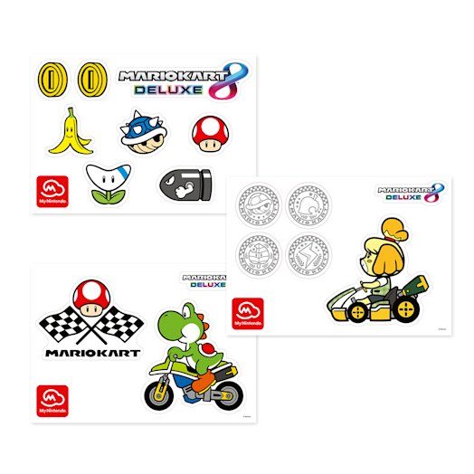 Mario Kart 8 Deluxe Window Stickers (Set 2) - My Nintendo Store