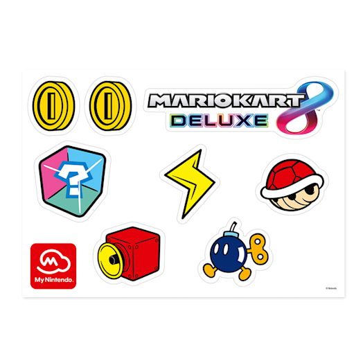 Mario Kart 8 Deluxe Window Stickers (Set 3) - My Nintendo Store