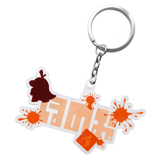 Splatoon x Pokémon Splatfest Keychain (Fire) - My Nintendo Store