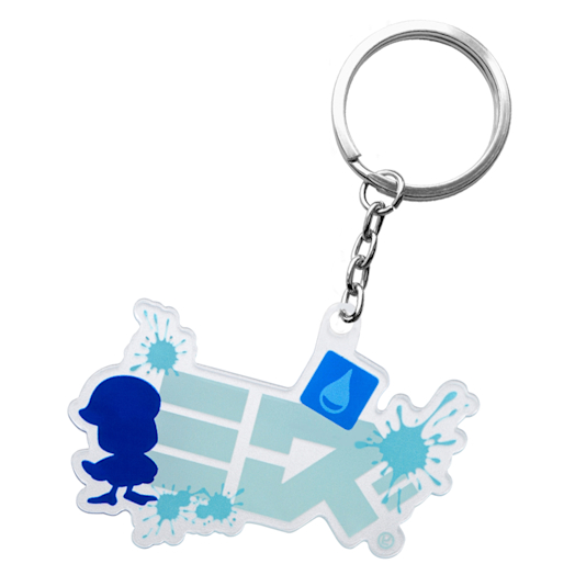 Splatoon X Pokémon Splatfest Keychain Water My Nintendo Store