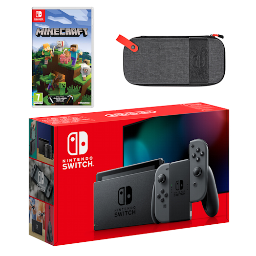 Nintendo Switch (Grey) Minecraft Pack - My Nintendo Store