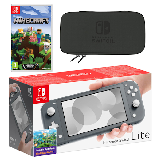 Nintendo Switch Lite (Grey) Minecraft Pack - My Nintendo Store