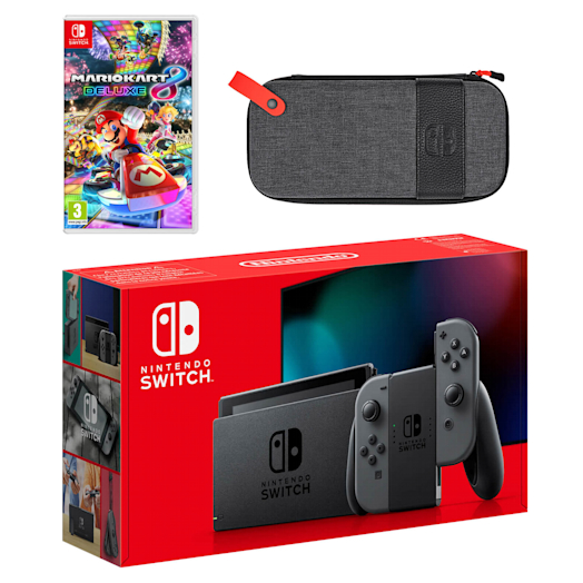 Nintendo Switch (Grey) Mario Kart 8 Deluxe Pack - My Nintendo Store