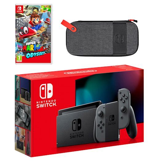 Nintendo Switch (Grey) Super Mario Odyssey Pack - My Nintendo Store