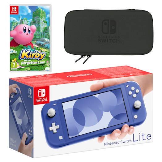 Nintendo Switch Lite (Blue) Kirby and the Forgotten Land Pack - My ...