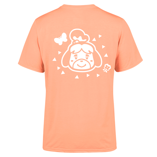Isabelle T-Shirt (Adults) Coral - Animal Crossing: New Horizons Pastel ...