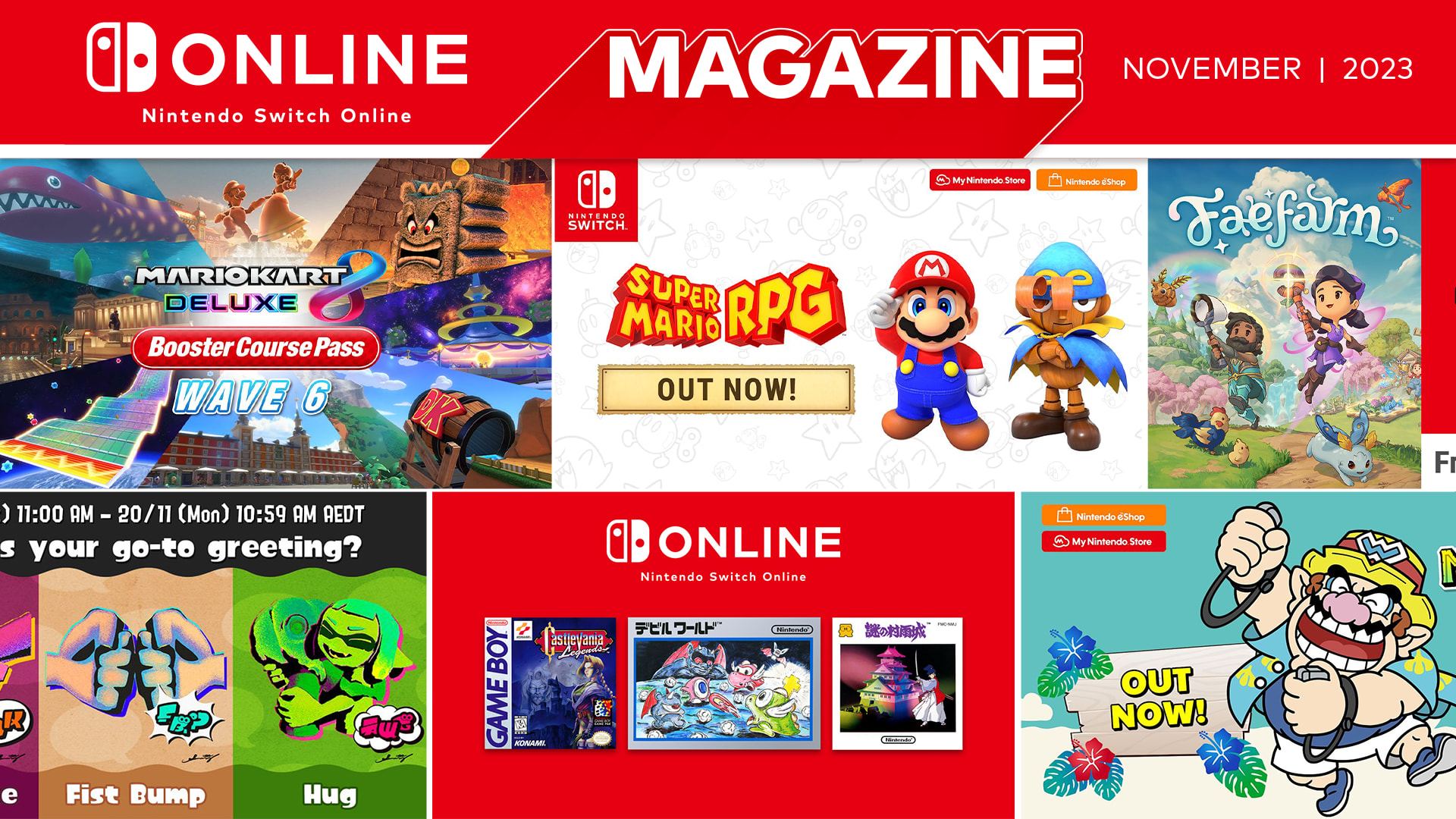 Nintendo Switch Online Magazine: November Edition - Nintendo