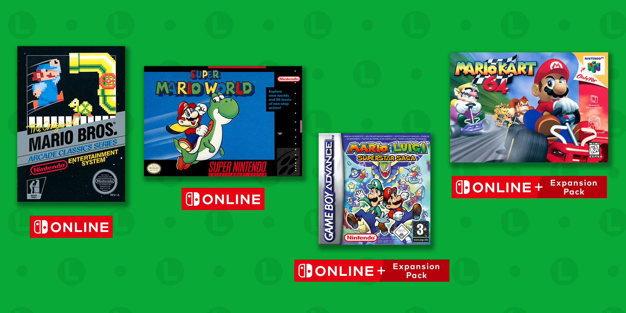 Games featuring Luigi - Nintendo